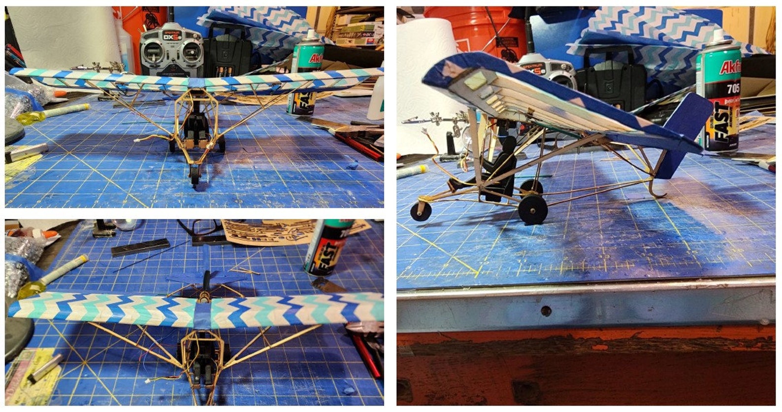 Aircraft RC Plane Model Quicksililver Mini Digital Plans / Laser Cuting ...