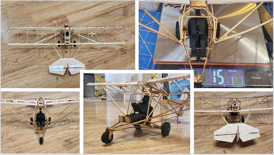 Aircraft RC Plane Model Quicksililver Mini Digital Plans / Laser Cuting ...