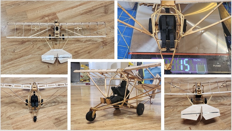 Aircraft RC Plane Model Quicksililver Mini Digital Plans / Laser Cuting ...