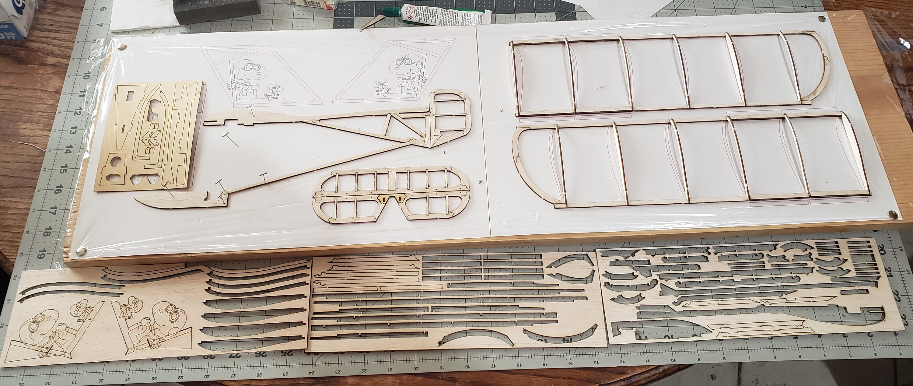 Aircraft RC Plane Model Powered Goat 2024 Digital Plans / Laser Cuting ...