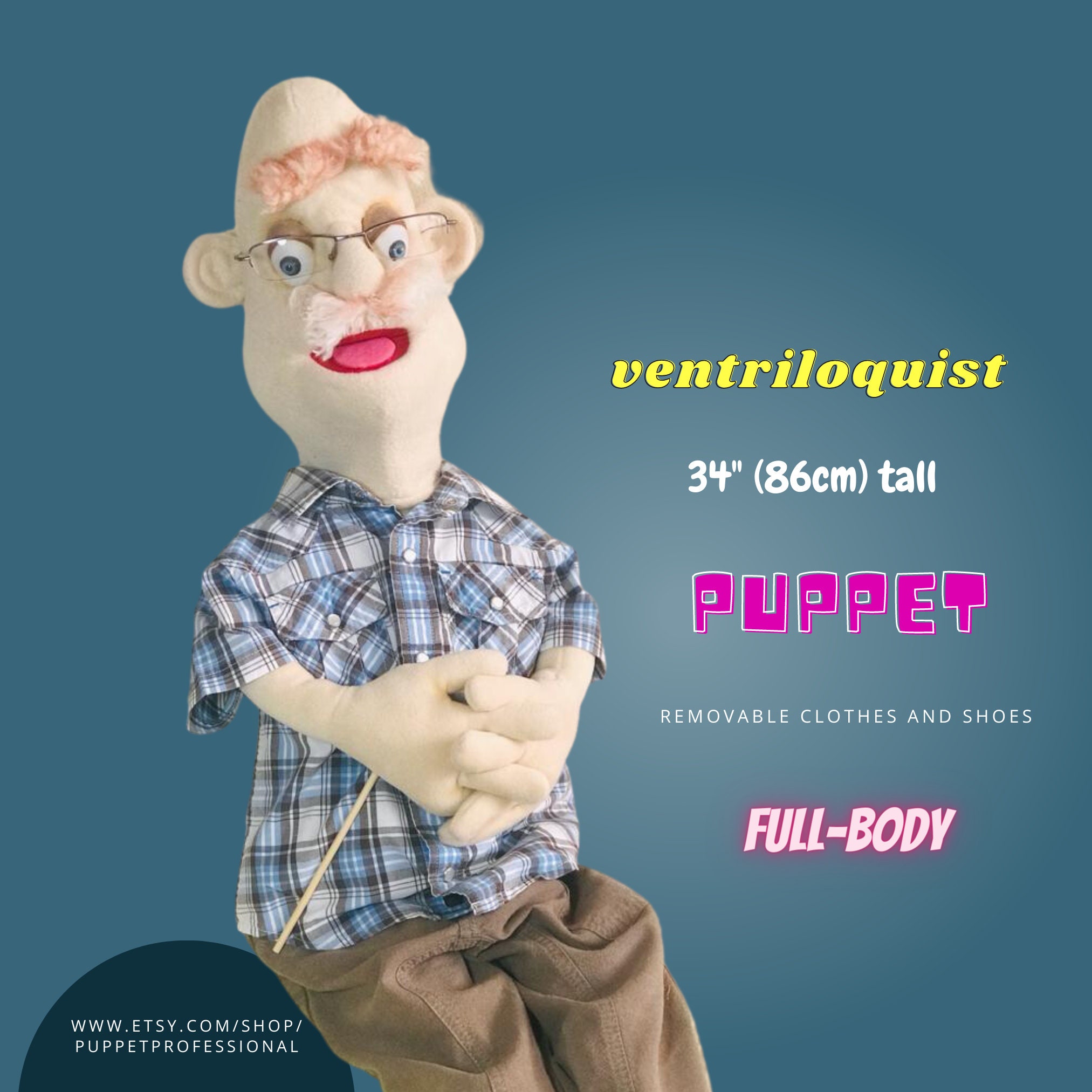 Ventriloquist Puppet Professional for Adults & Custom Puppets ...