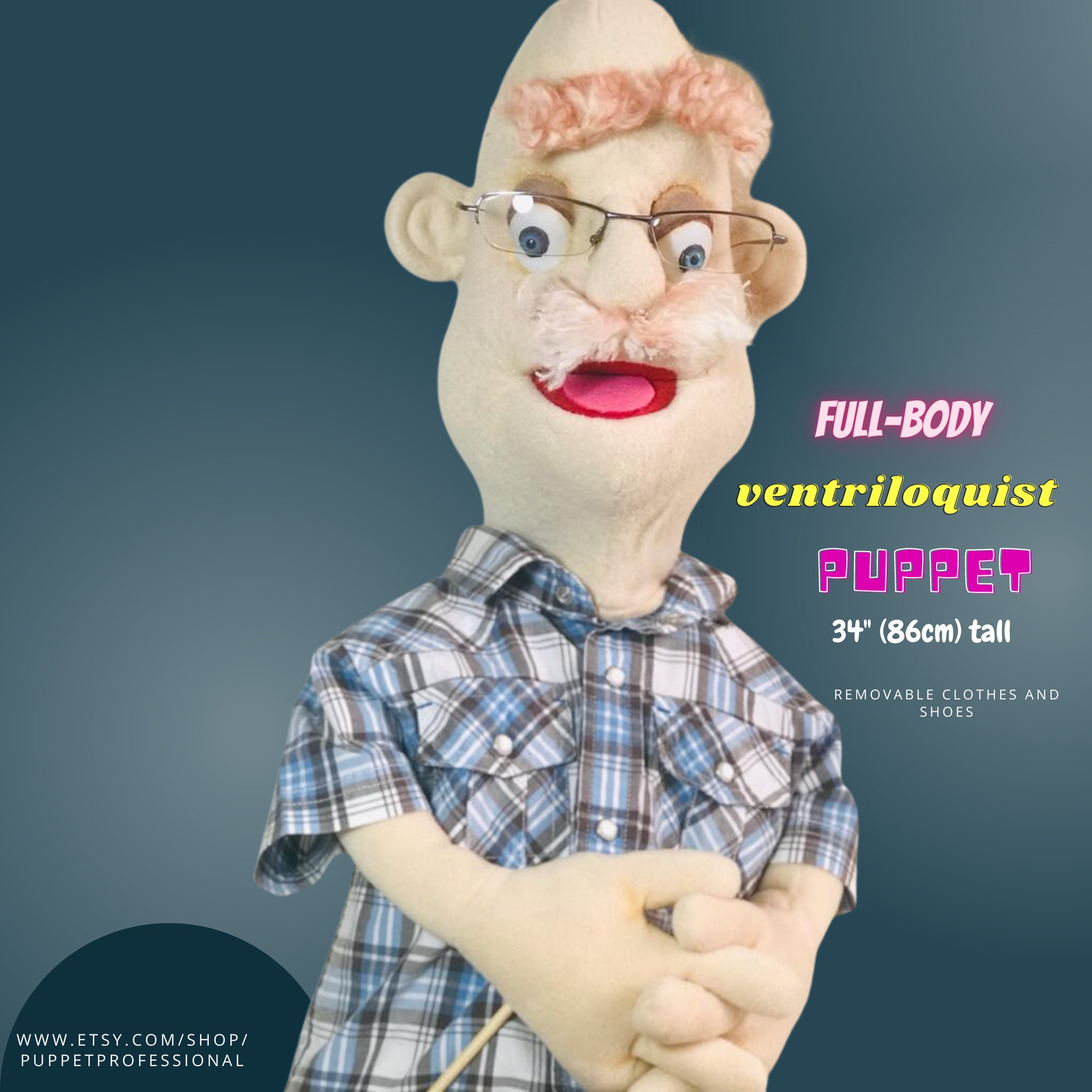 Ventriloquist Puppet Professional for Adults & Custom Puppets ...