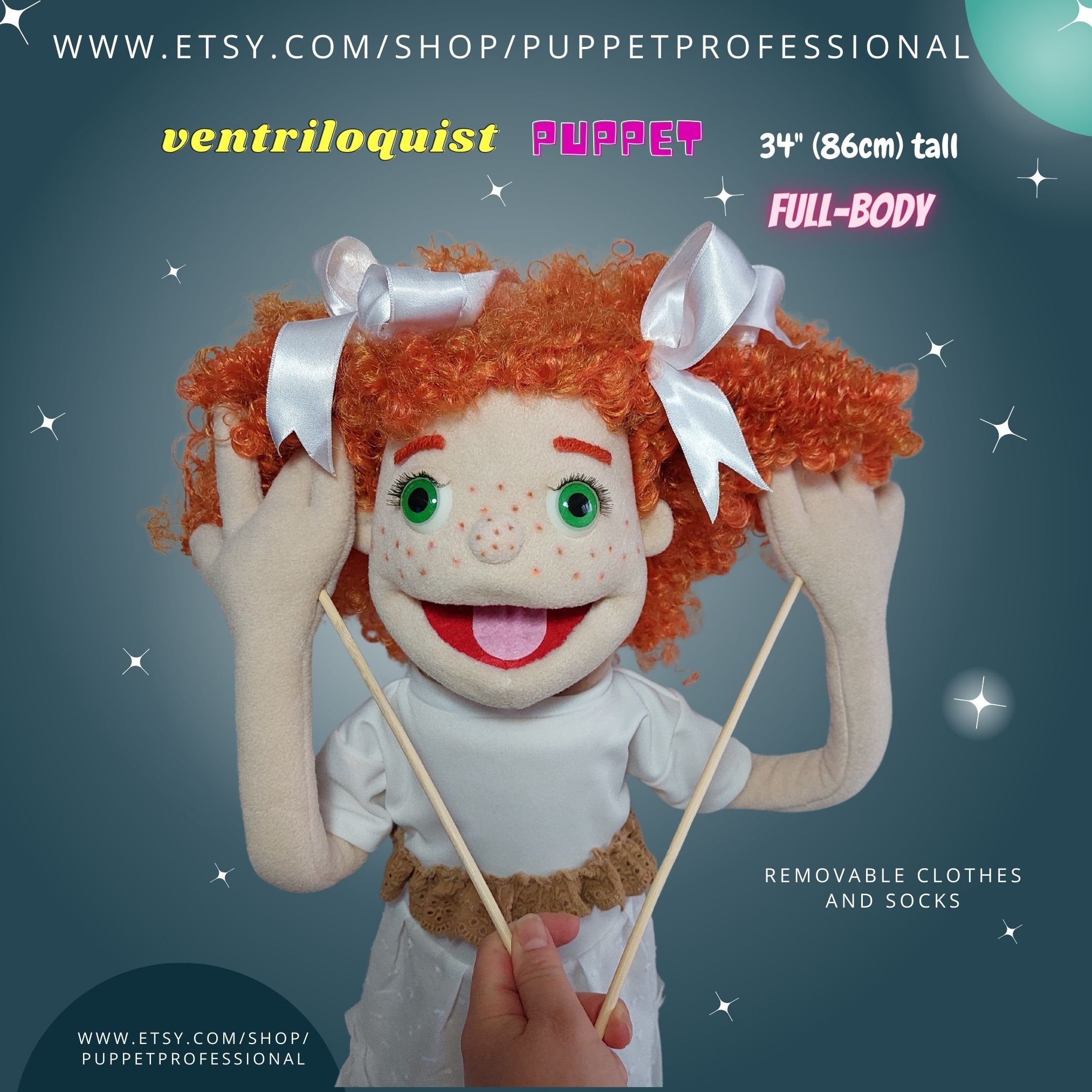 Puppet Professional Ventriloquist in Puppet Theatre stage & for Kids ...