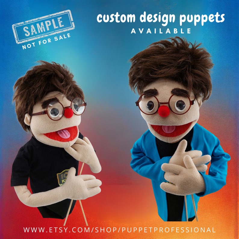 Professional Puppet Custom for Adults gift for Birthday Master ...
