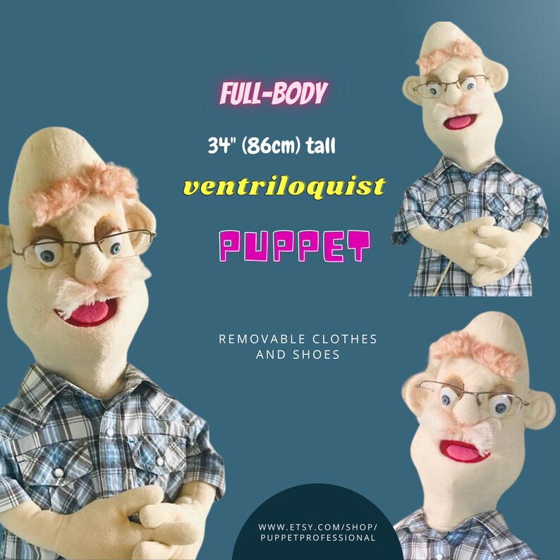 Ventriloquist Puppet Professional for Adults & Custom Puppets ...