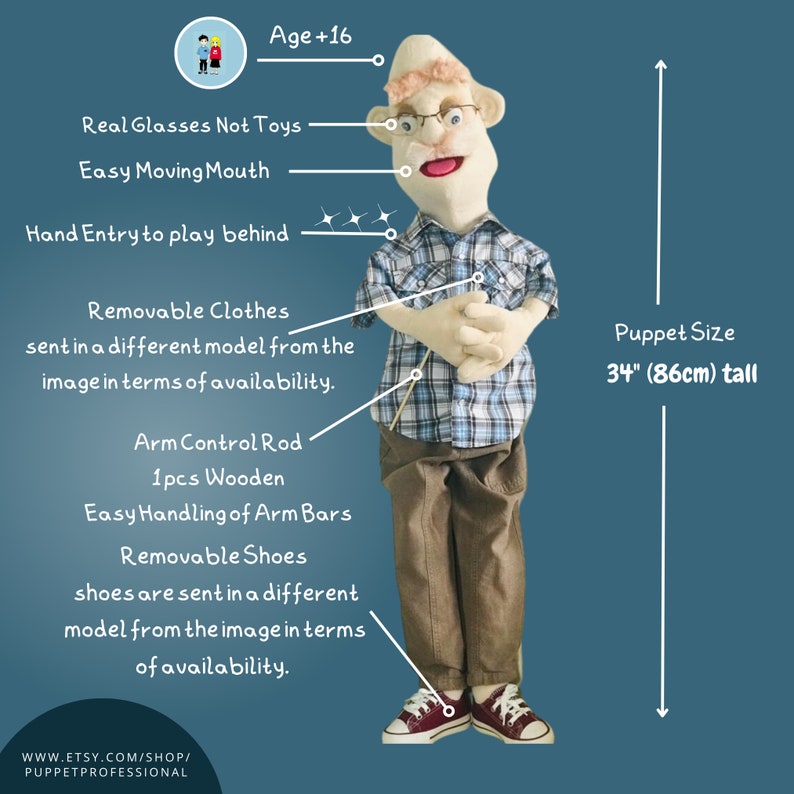 Ventriloquist Puppet Professional for Adults & Custom Puppets ...