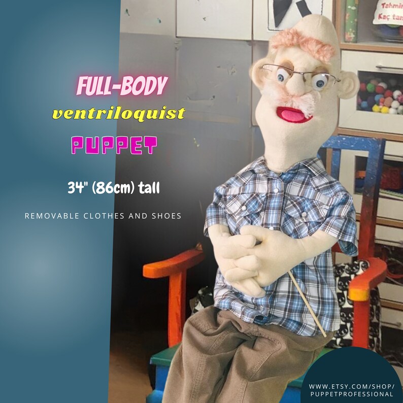 Ventriloquist Puppet Professional for Adults & Custom Puppets ...