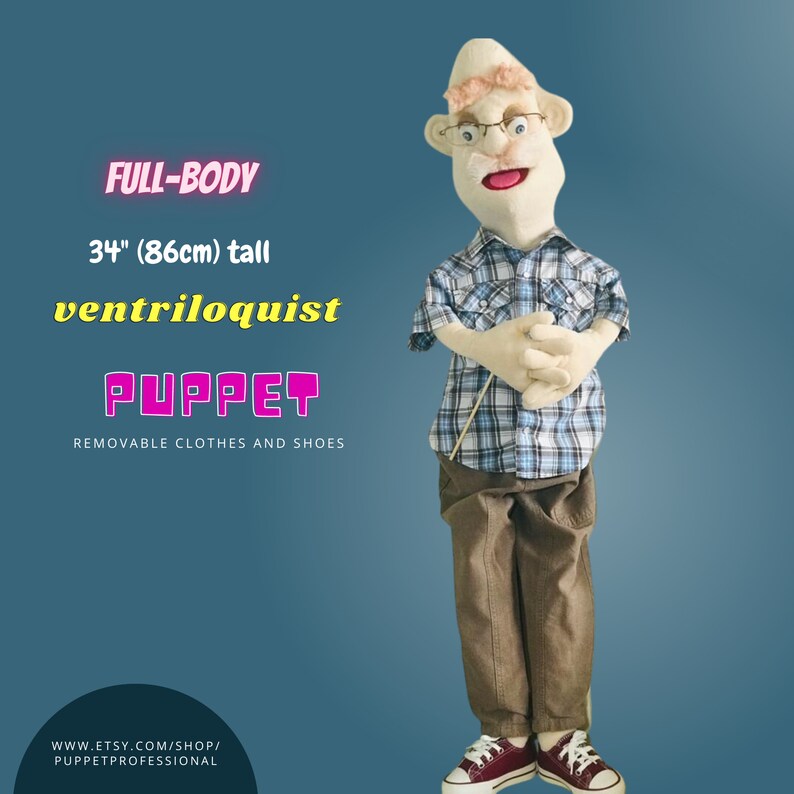 Ventriloquist Puppet Professional for Adults & Custom Puppets ...