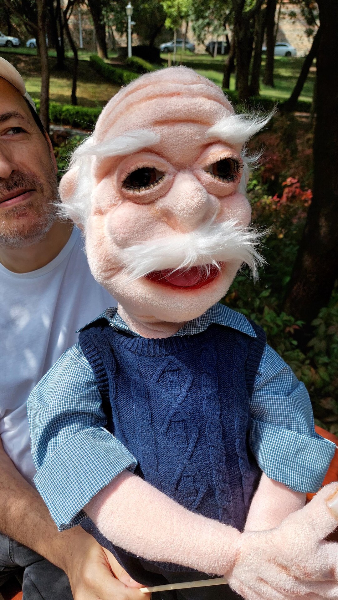 Custom Elder Ventriloquist Puppet: Full Body Muppet Style, - Etsy