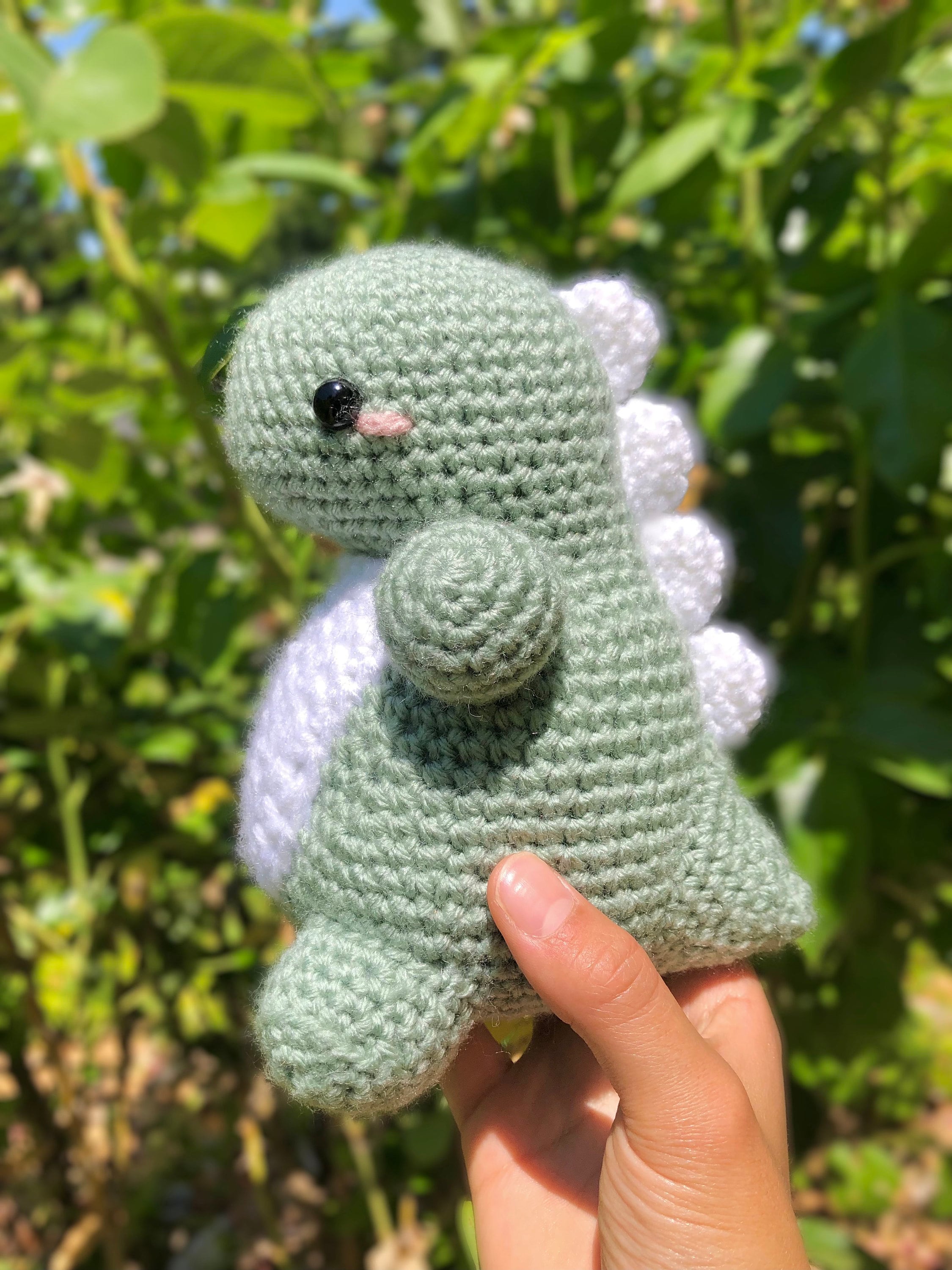 Chubby Dino Plush Crochet Dino Gift Amigurumi Crochet Gift Handmade ...
