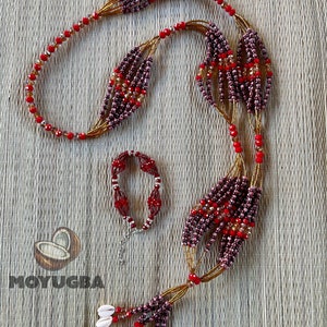 ORISHA OYA Set - Yoruba Deity Necklace and Bracelet Duo - Etsy