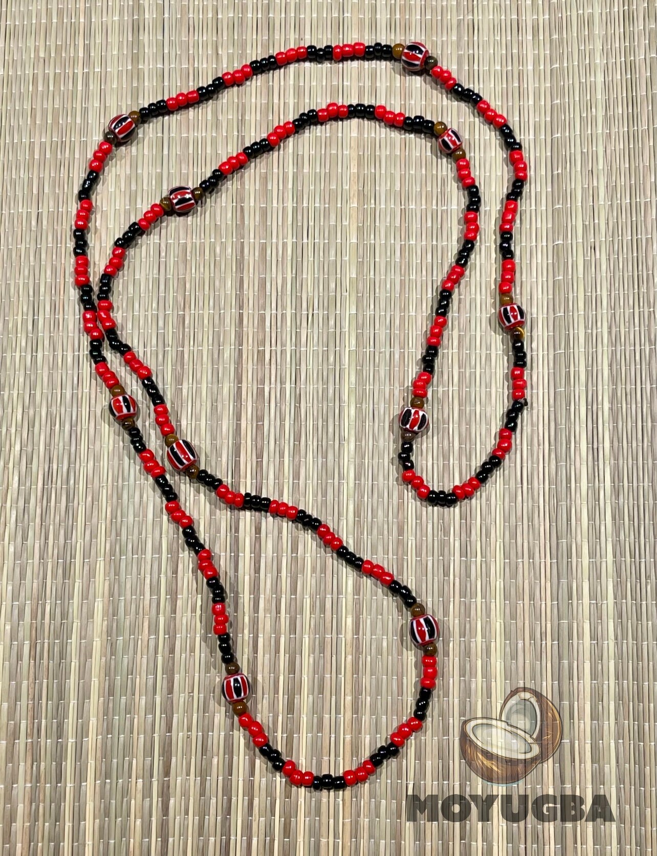 ELEGGUA With Tiger Eye Beads Necklace/eleke/collar De Eleggua ...