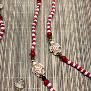 SHANGO With Tiger Eye Beads Necklace/collar/eleke Santeria/yoruba - Etsy