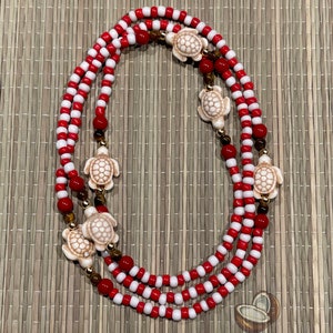 SHANGO With Tiger Eye Beads Necklace/collar/eleke Santeria/yoruba - Etsy