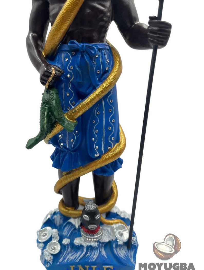 Orisha Inle/erinle Figurine for Altar or Sacred Space Santeria/yoruba ...