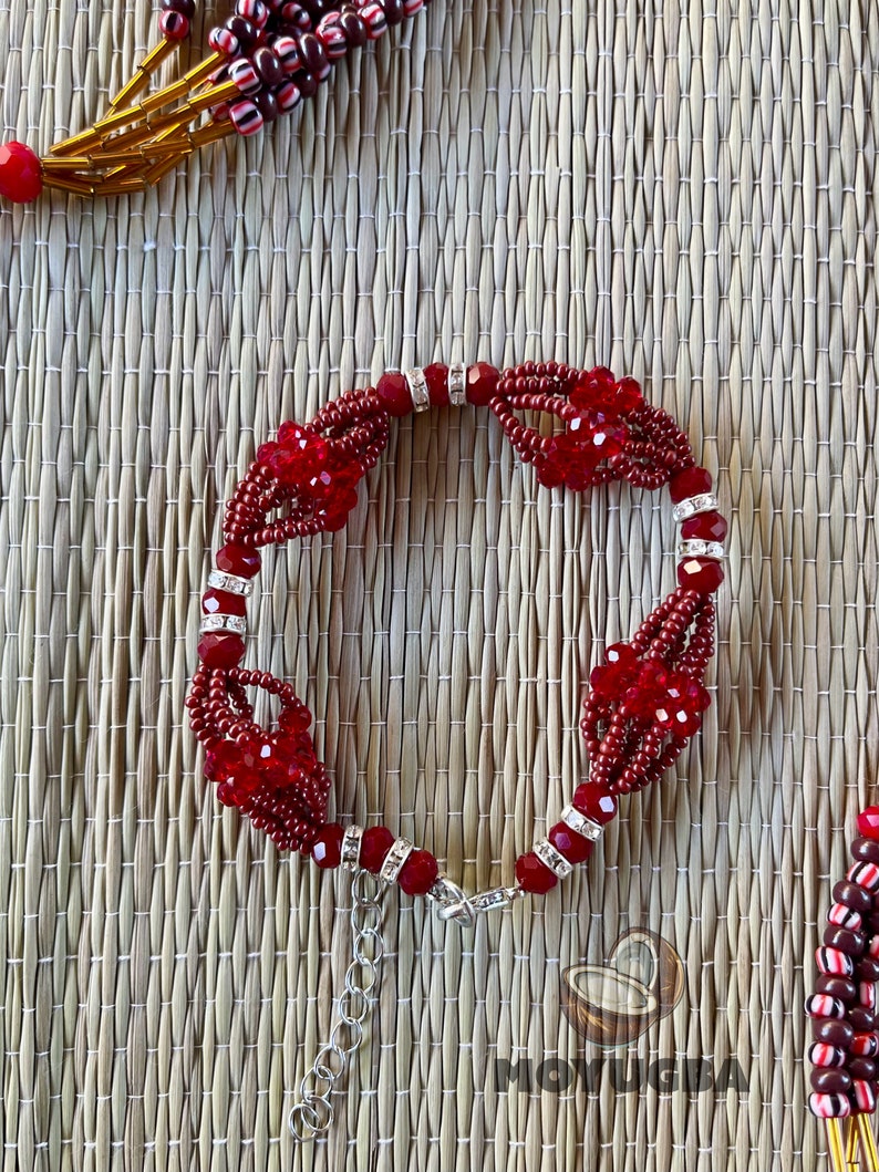 ORISHA OYA Set - Yoruba Deity Necklace and Bracelet Duo - Etsy
