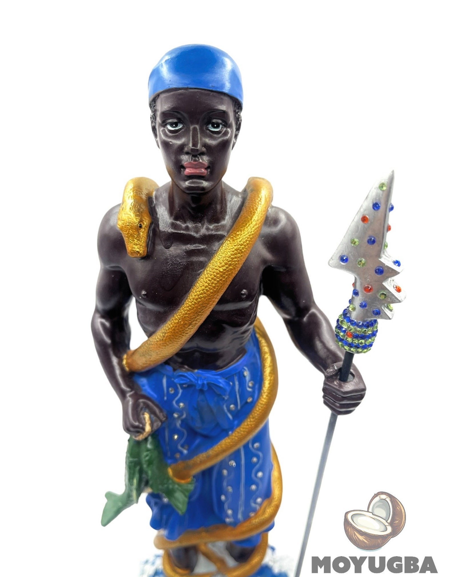 Orisha Inle/erinle Figurine for Altar or Sacred Space Santeria/yoruba ...