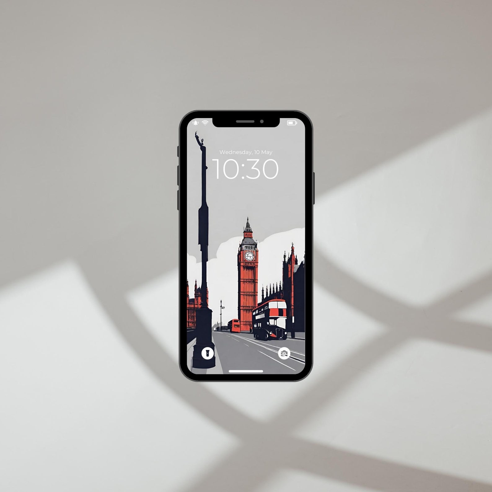 Set of 3 Minimalist London Wallpaper Ios and Android Compatible iPhone ...