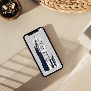 Set of 3 Minimalist London Wallpaper Ios and Android Compatible iPhone ...