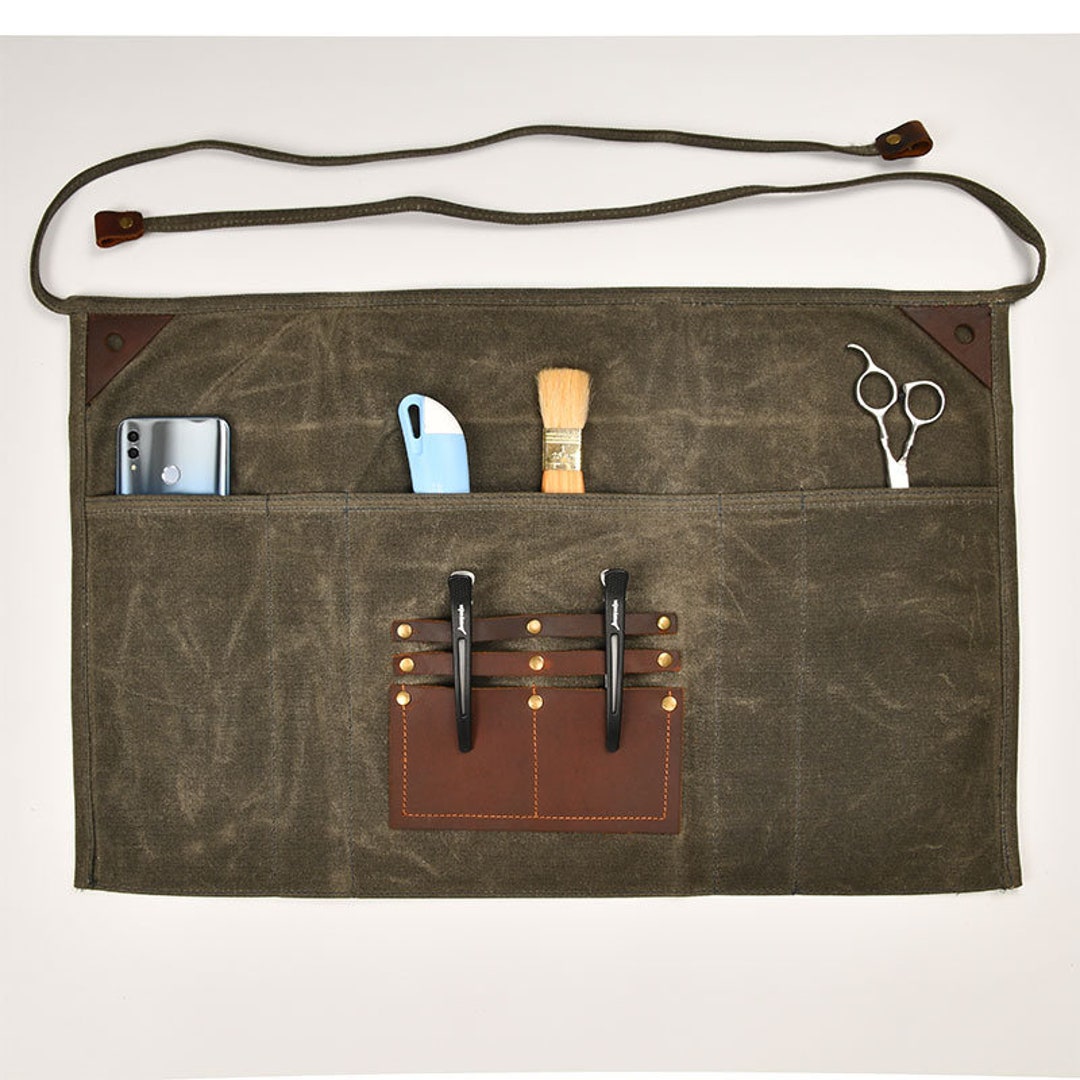 Waterproof Canvas Half Waist Work Apron Canvas Waist Apron Canvas Half ...