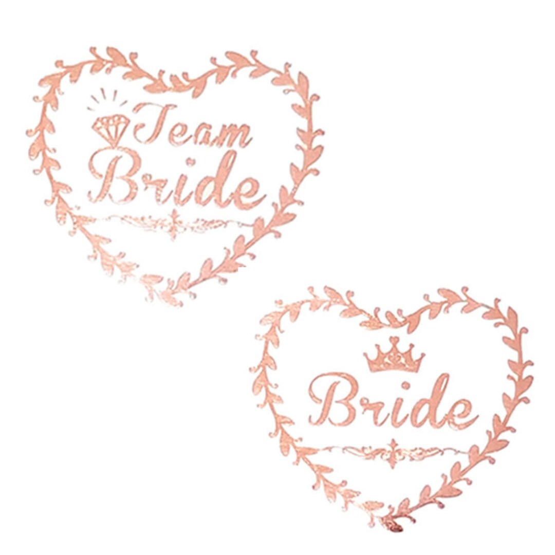 20 Pack Bachelorette Party Tattoos Team Bride Tattoos and - Etsy