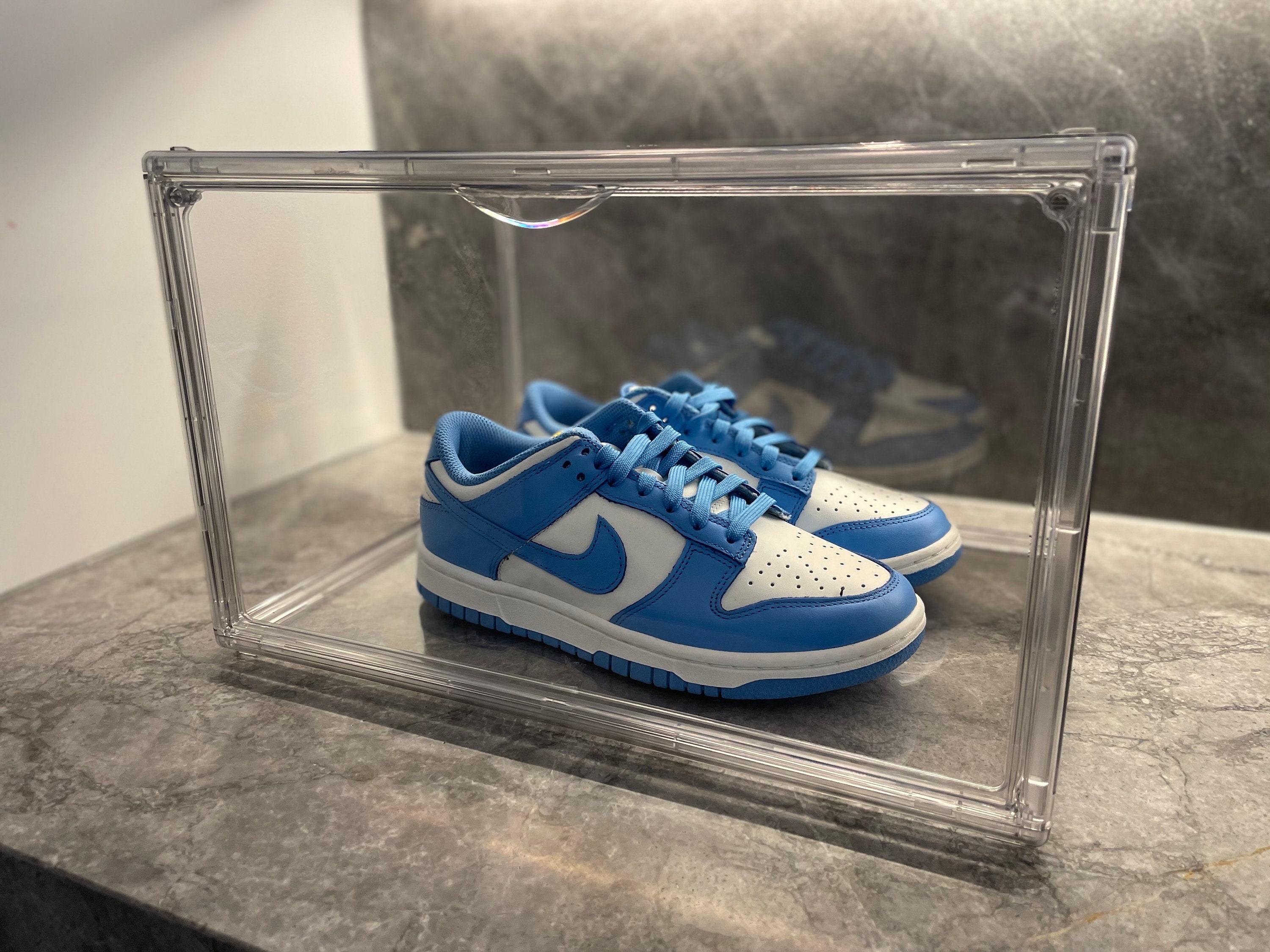 Magnetic Perspex Shoe Display Box Premium Shoe Display Box Stackable ...