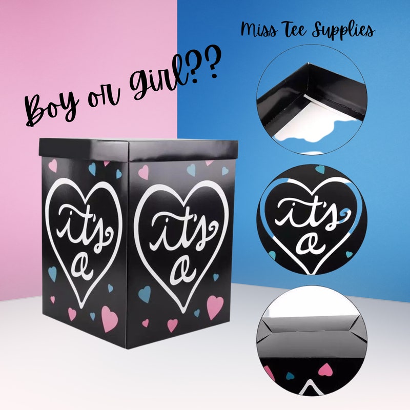 Gender Reveal Tnt Box - Etsy