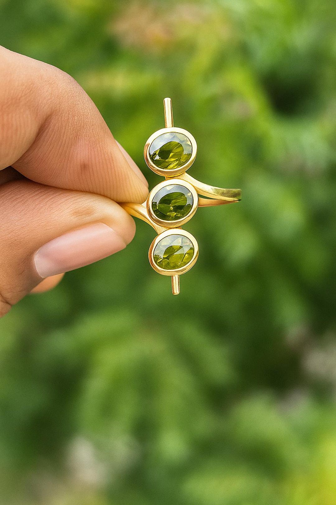 Dirty Martini Olive 18k Gold Over Sterling Silver Statement Cocktail ...