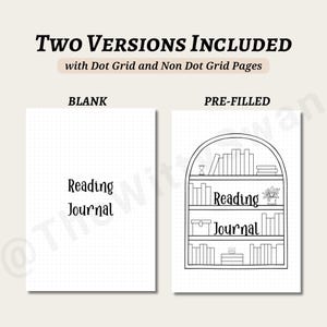Reading Journal Bundle Printable Reading Planner Book Journal Template ...