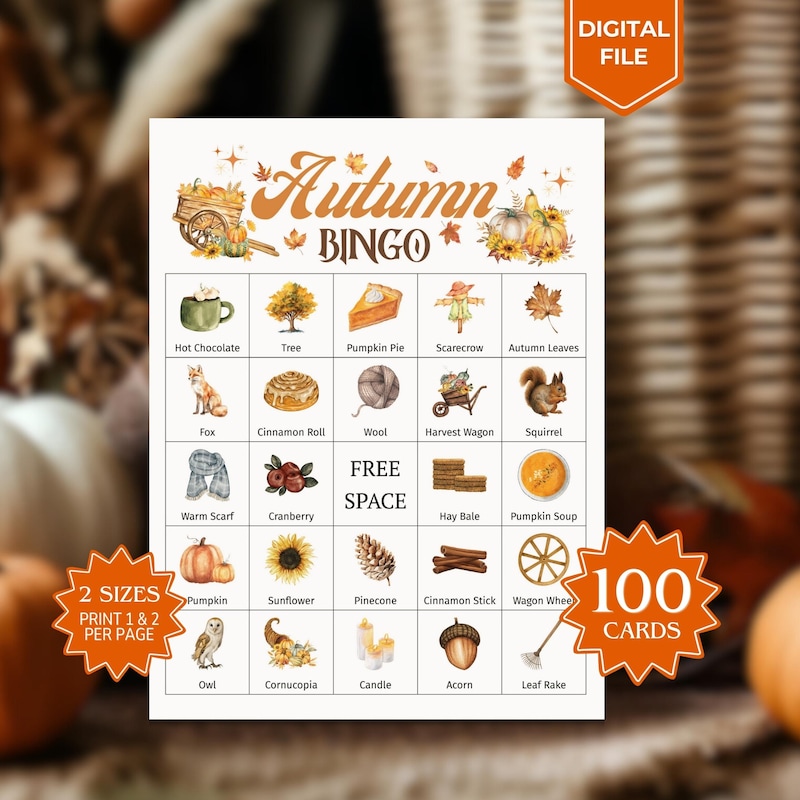 Thanksgiving Bingo - Etsy