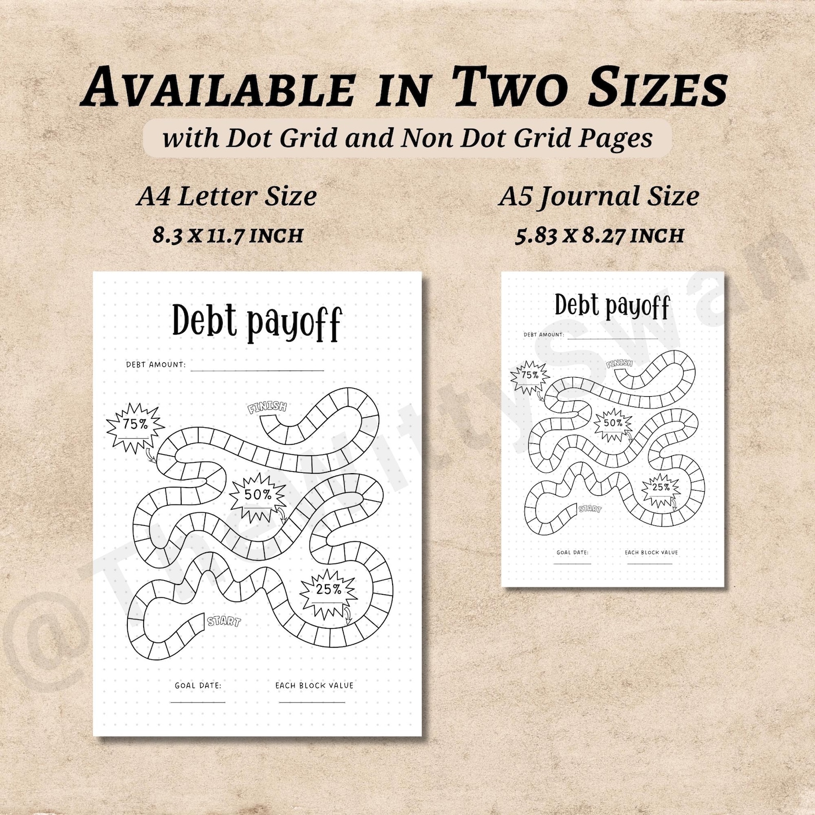 Debt Payoff Tracker Printable Journal Pages Loan Payment Tracker Bujo ...