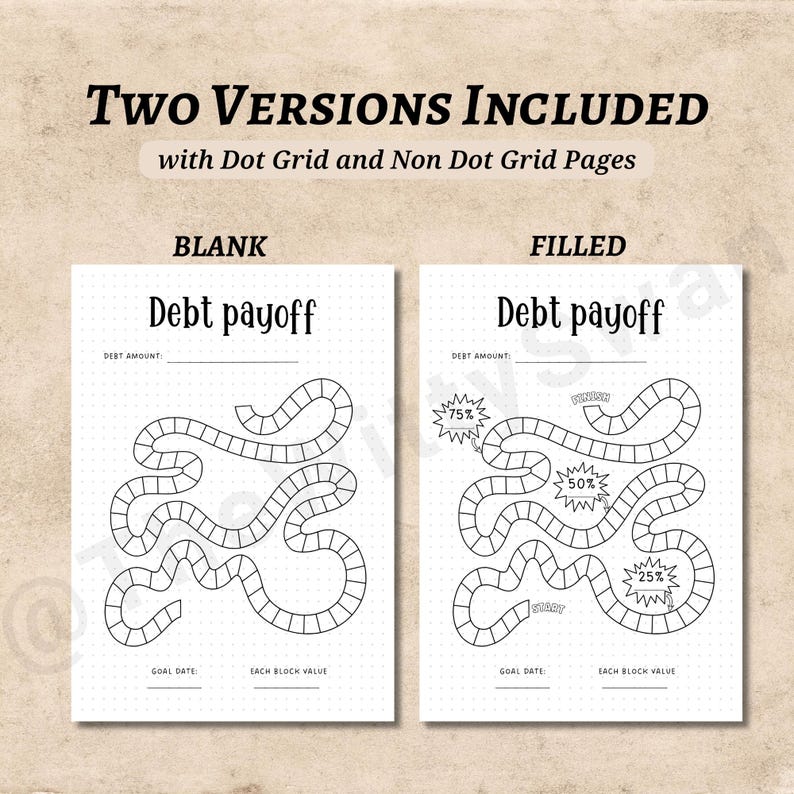 Debt Payoff Tracker Printable Journal Pages Loan Payment Tracker Bujo ...