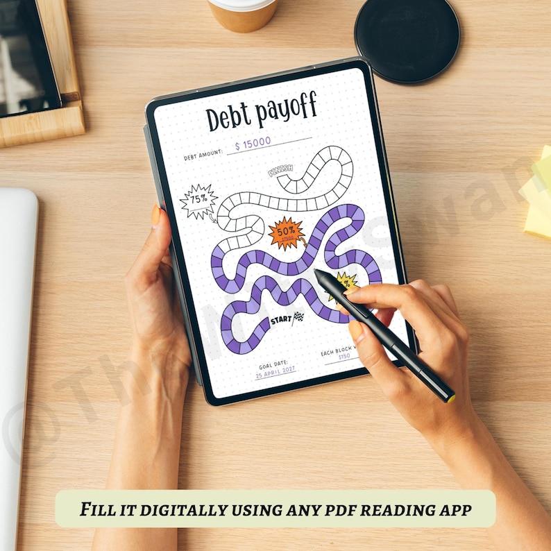 Debt Payoff Tracker Printable Journal Pages Loan Payment Tracker Bujo ...