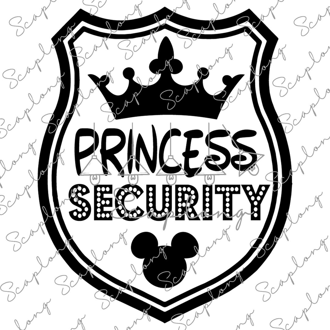 Princess Security Svg, Mouse and Friends Svg, Magical Kingdom, Family ...