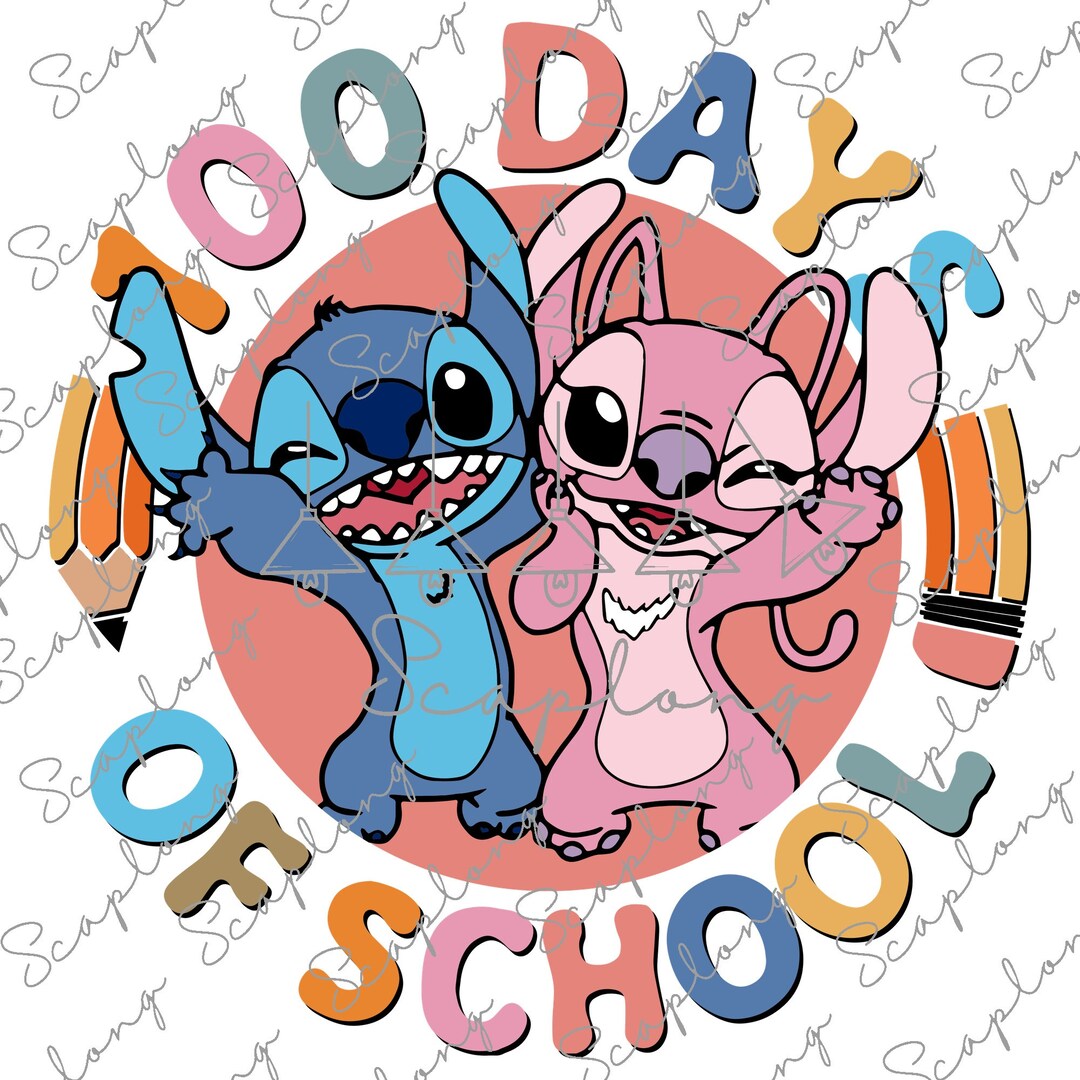 100 Days of School Png, Cartoon 100th Day of School Png, Back to School ...