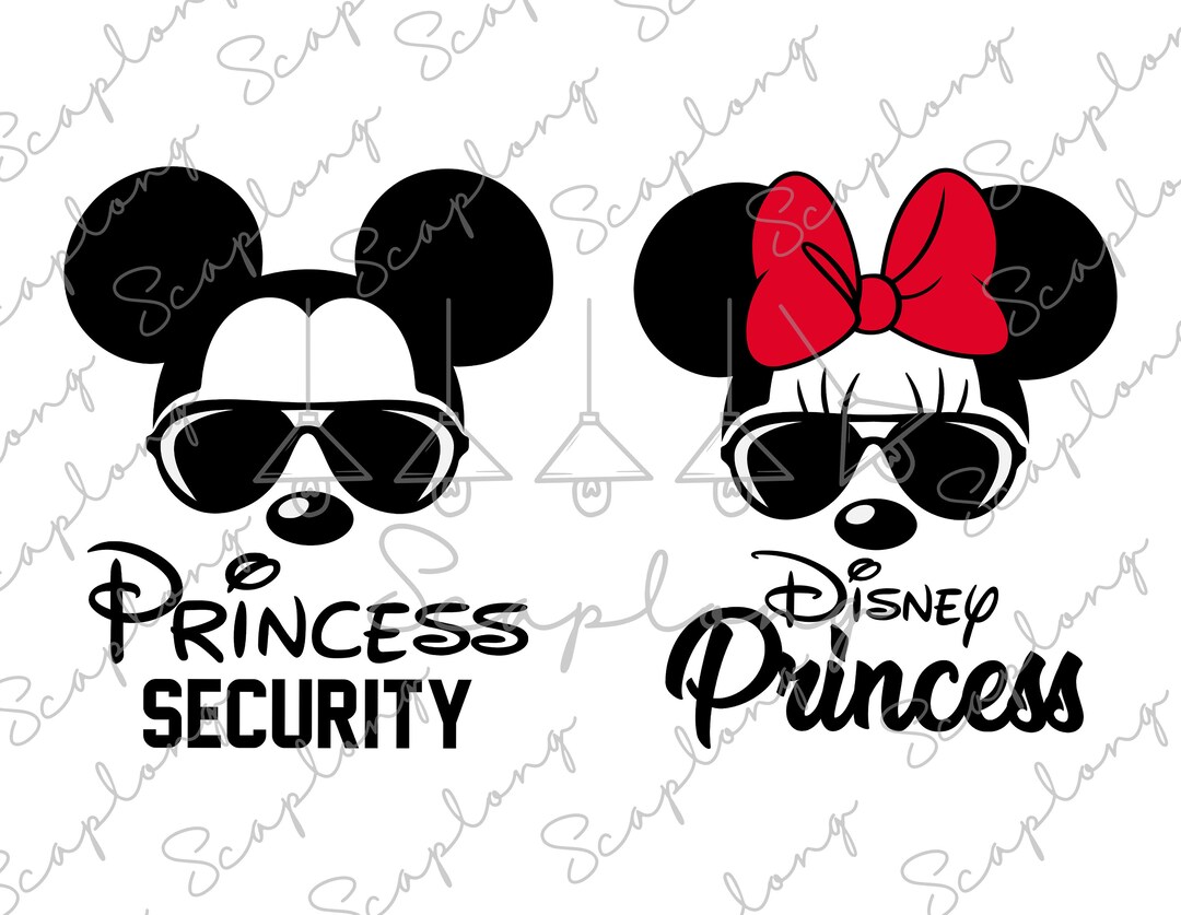 Bundle Princess Security Svg, Mouse and Friends Svg, Family Vacation ...