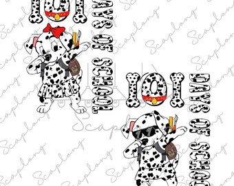 101 Days of School Dalmatian Dog Svg, 101 Days Smarter Svg, 101 Days of ...
