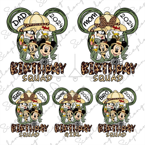 Animal Kingdom Birthday Png - Etsy
