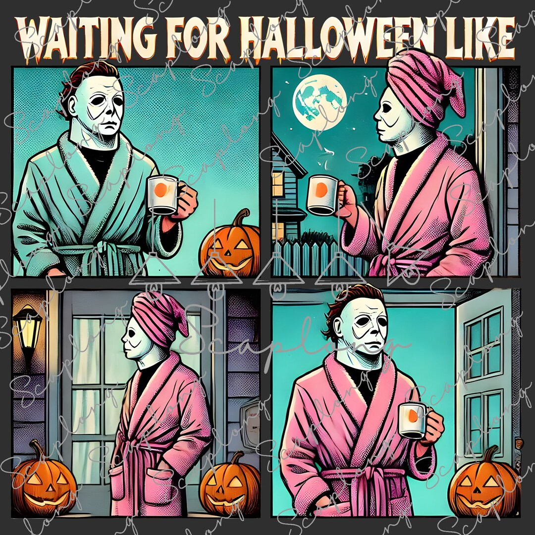 Waiting for Halloween Like Png, Scary Halloween Png, Horror Character ...