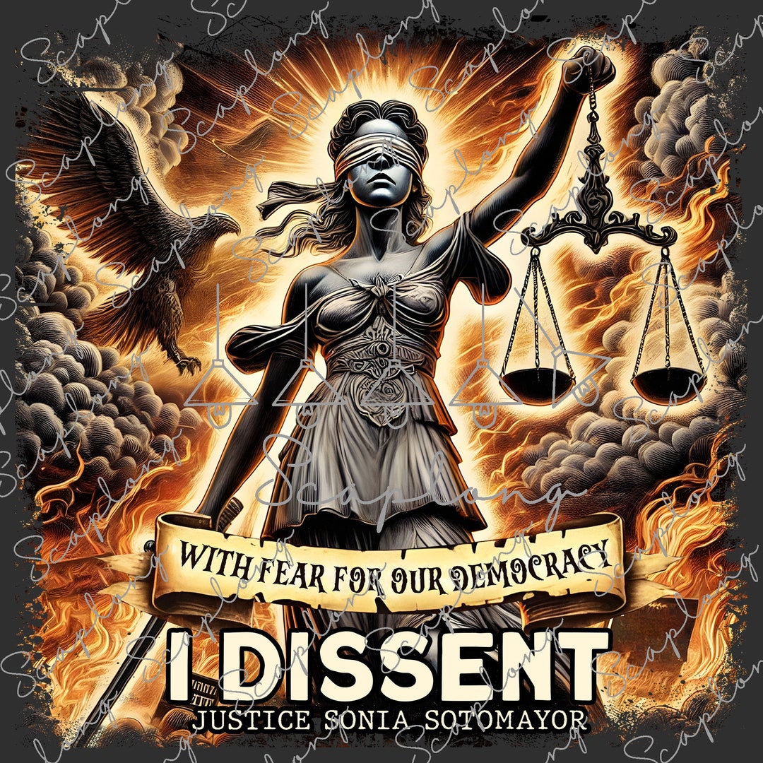 Democracy Dissent Png, Supreme Court Statement, Notorious RBG Png ...