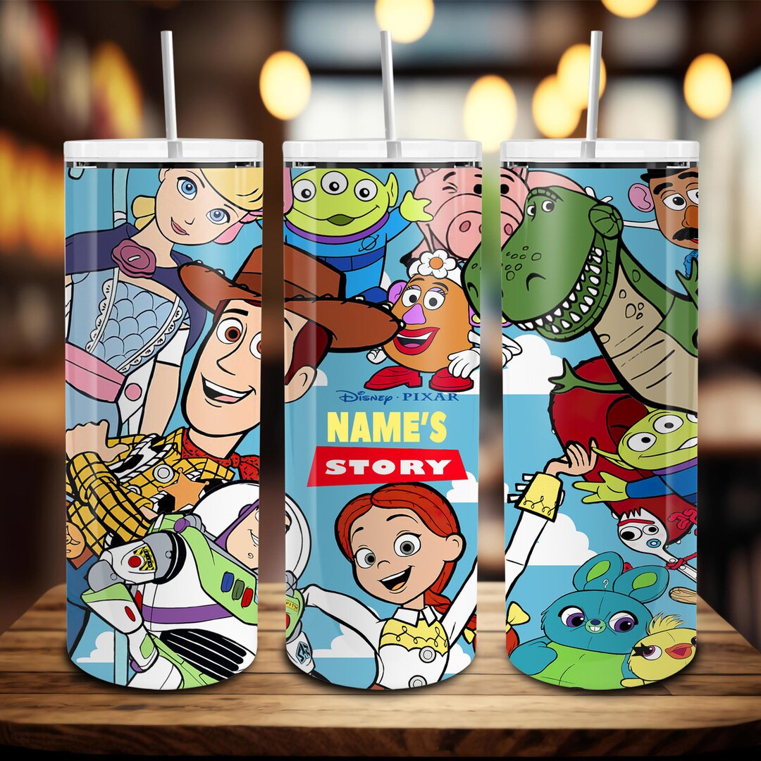 Personalized Characters Tumbler Wrap Png, Friendship Png, Magical ...