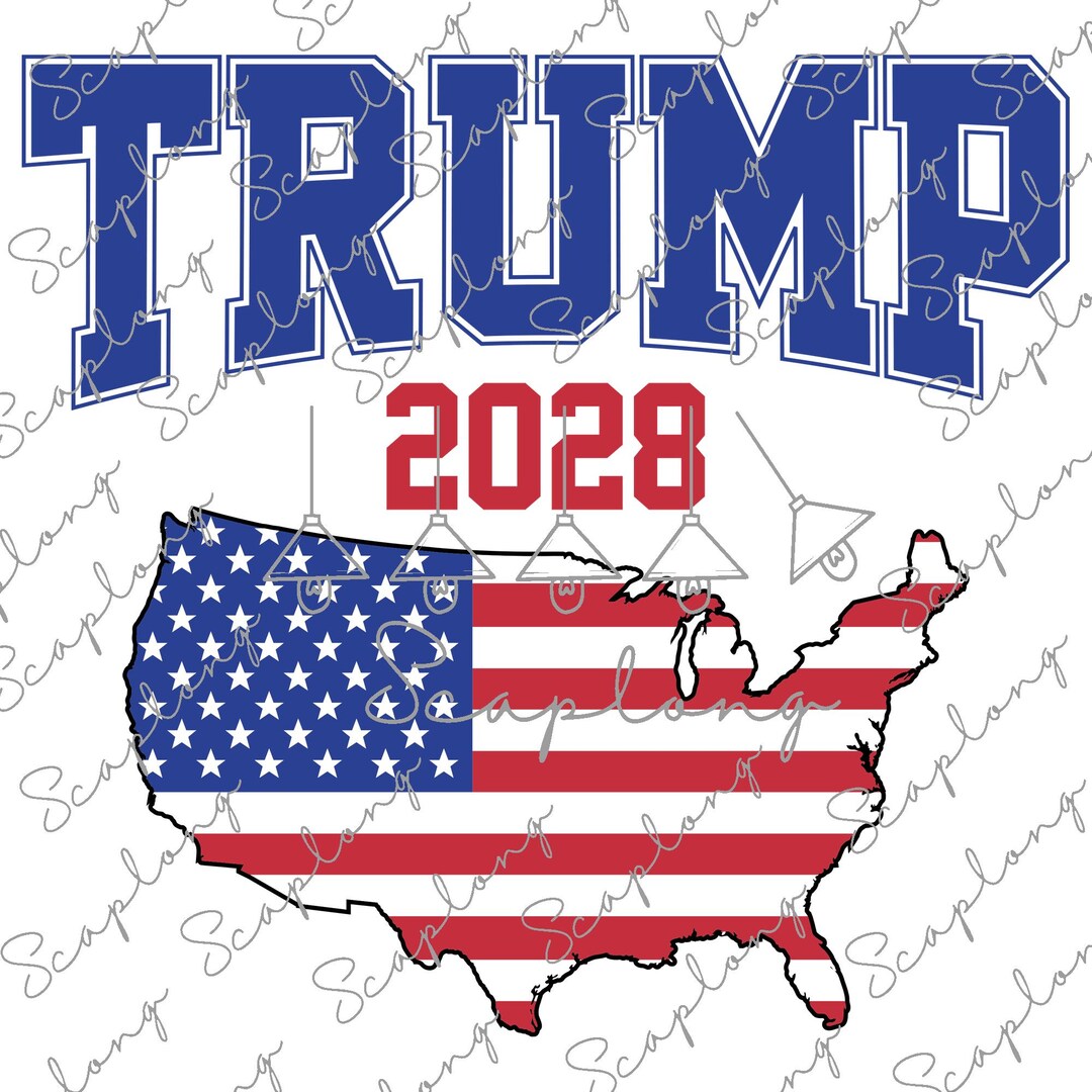 President Trump 2028 PNG SVG, America Flag Svg, Maga Svg, Republican ...