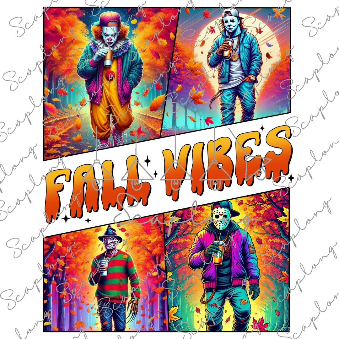 Fall Vibes Png, Scary Horror Characters, Halloween Horror Png, Movie ...