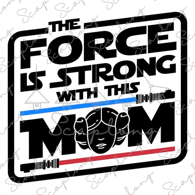 The Force is Strong Svg - Etsy