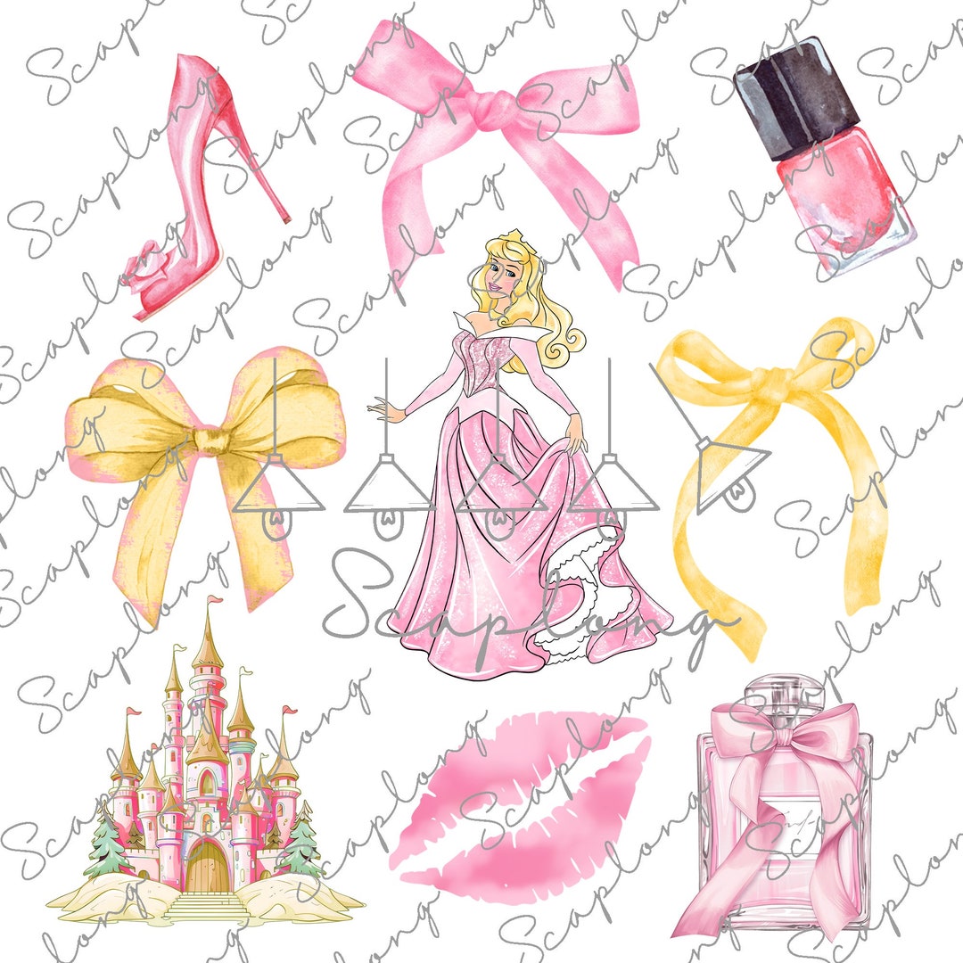 Princess Glass Slipper Png, Pink Princess Bow Png, Vacay Mode Png ...