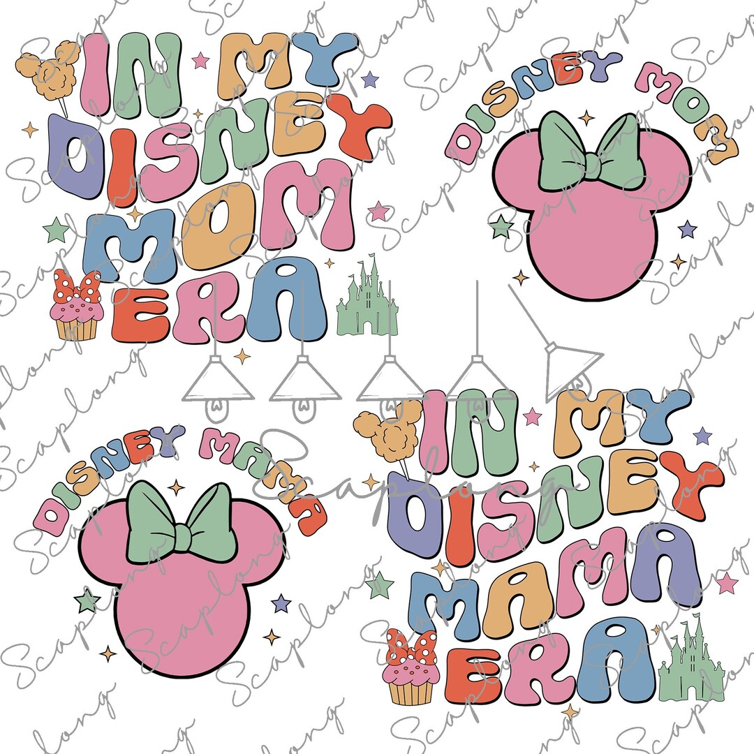 Bundle in My Mama Era Svg, in My Mom Era Svg, Mouse Mom Shirt Svg ...