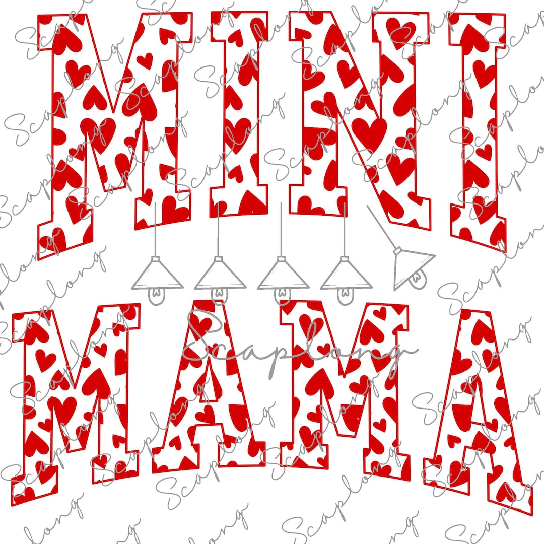 Bundle Mama Mini Valentines Png, Happy Valentines Day, Kids Valentine ...