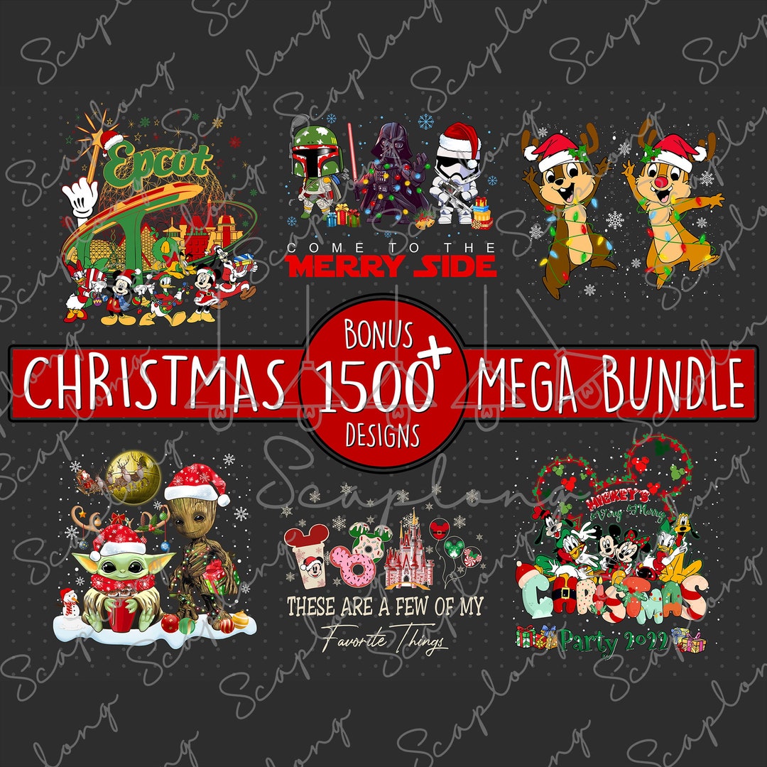 Bonus 1500+ Files Christmas Mega Bundle, Merry Christmas Png, Christmas ...