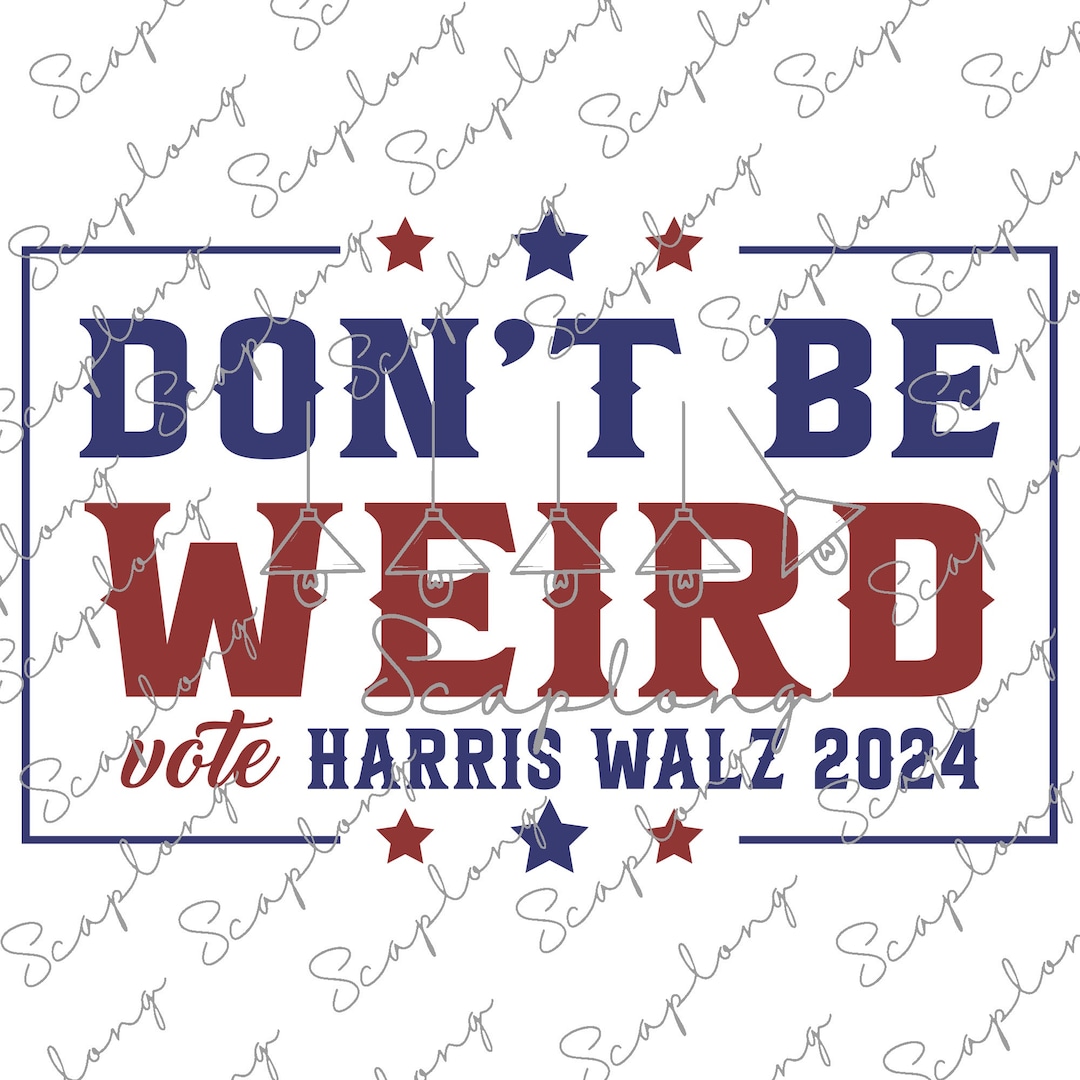 Don't Be Weird Madam President Png Svg, Women President Tee, Vote Shirt ...