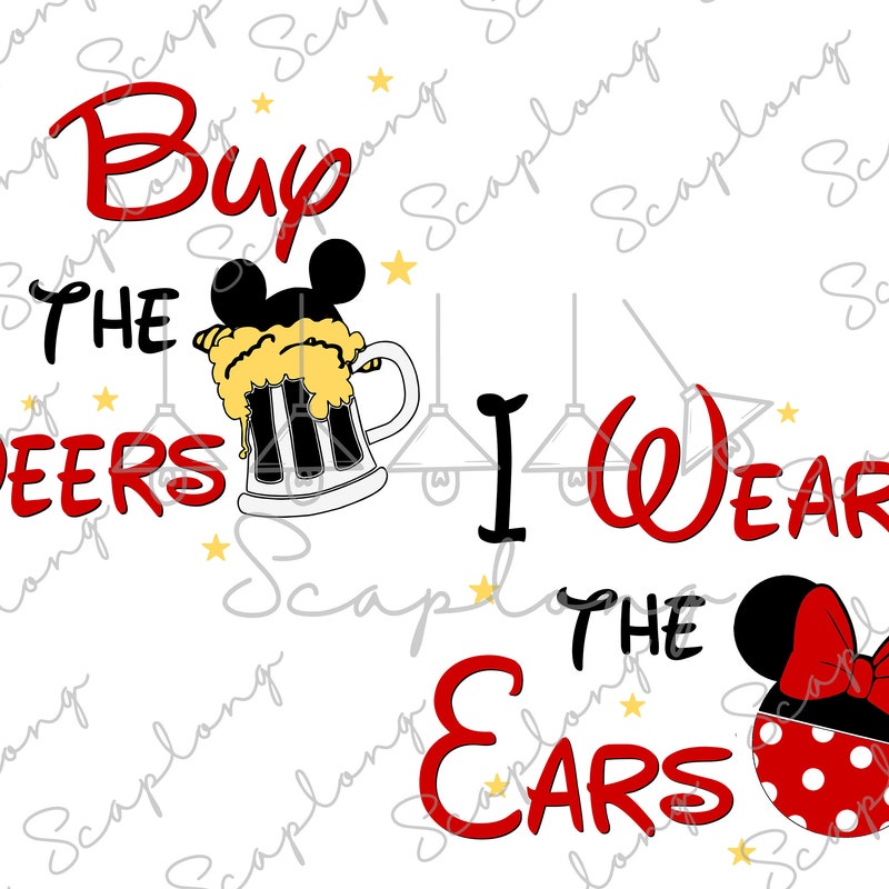 Mickey Beer Svg - Etsy